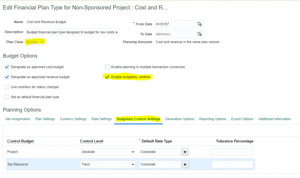 What Is Controlled Budget Oracle Fusion PPM R13 My Techno Journal