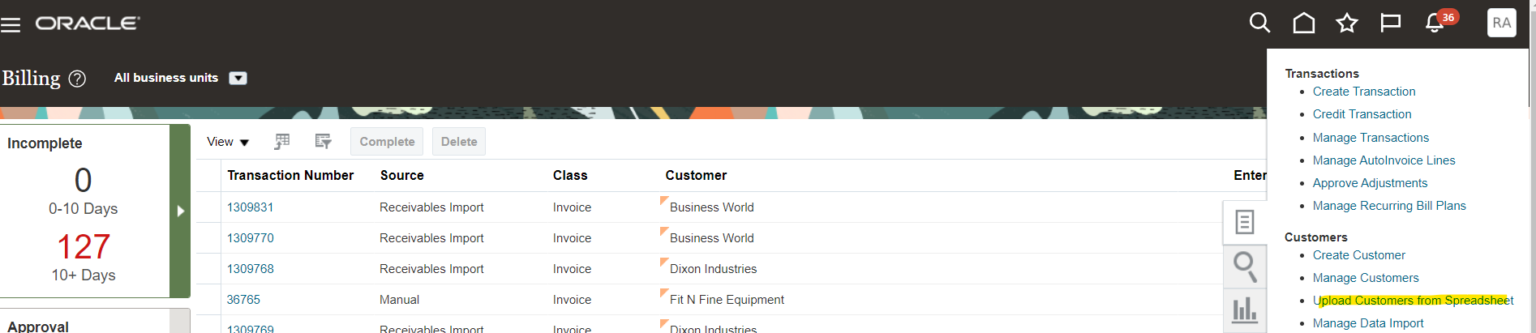 How to create a Customer in Oracle Fusion Cloud - My Techno Journal