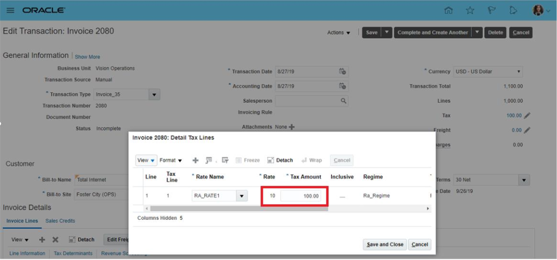 How to Create Tax Formula in Oracle Fusion Tax - My Techno Journal