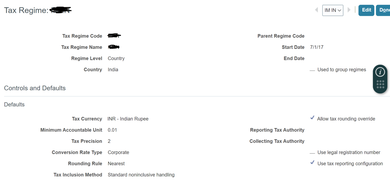 Regime to Rate Tax setup for India in Oracle Fusion-Part1 - My Techno ...