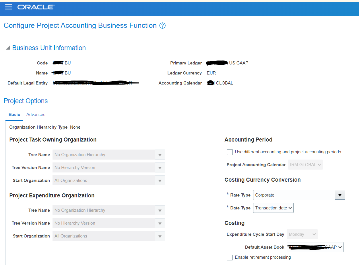 PPM setup in Oracle Fusion cloud -Part1 - My Techno Journal