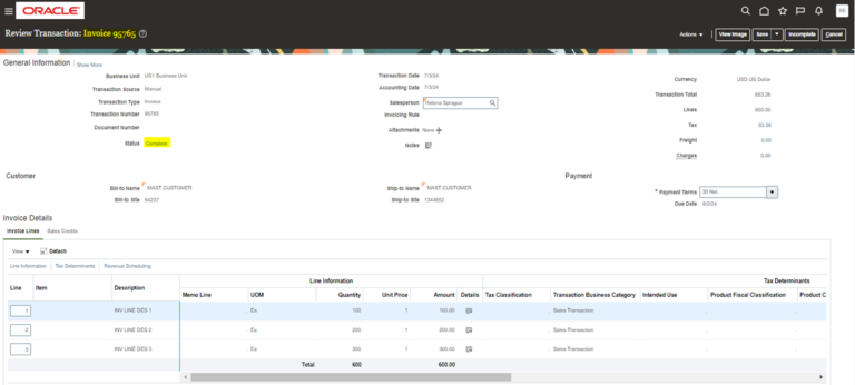 Order to Cash Cycle in Oracle Fusion SCM Cloud (O2C) - My Techno Journal