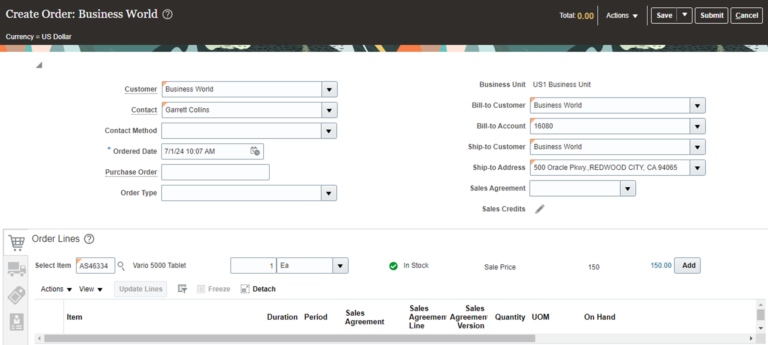 Order to Cash Cycle in Oracle Fusion SCM Cloud (O2C) - My Techno Journal