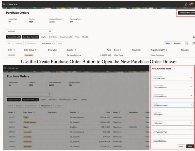 AI and Redwood for Purchase Orders in Oracle Fusion - My Techno Journal