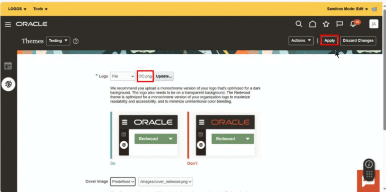 How to change Logo for Oracle Fusion Instance - My Techno Journal