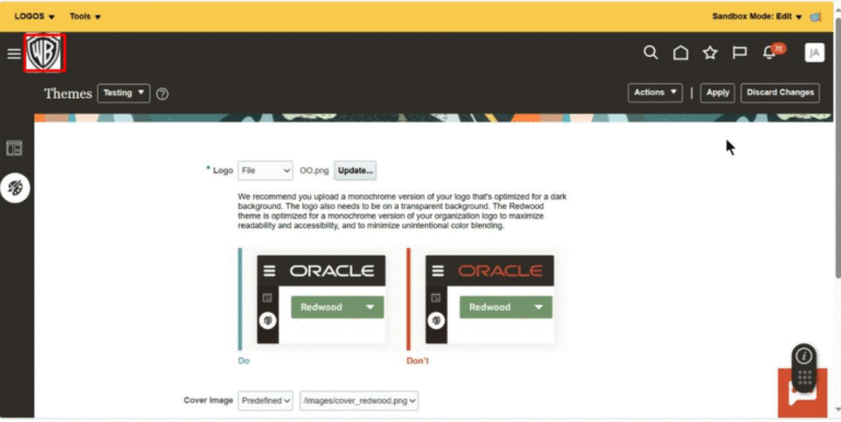 How to change Logo for Oracle Fusion Instance - My Techno Journal