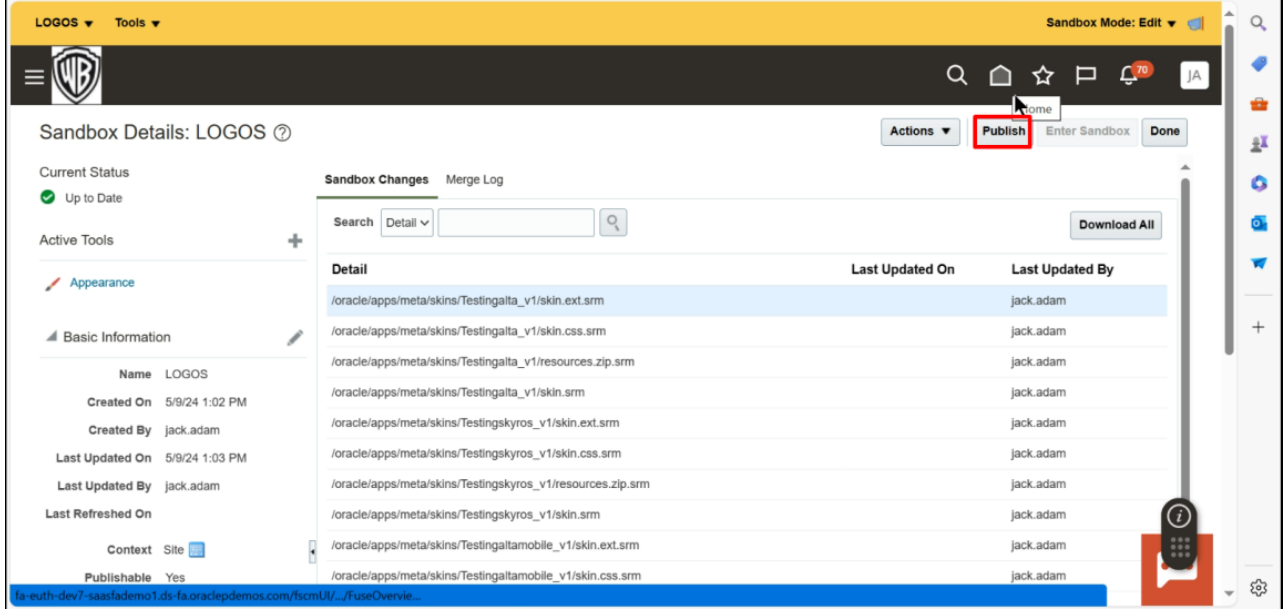 How to change Logo for Oracle Fusion Instance - My Techno Journal